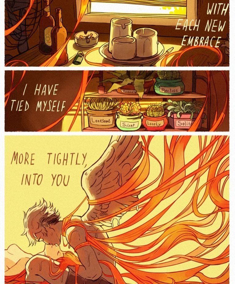 Artist Illustrates The Glimpse Of Intense Love Between Couple